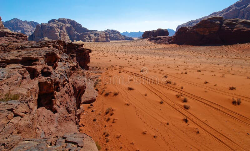 Wadi rum stock image. Image of climb, explore, landscape - 13544245