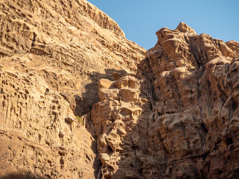 Wadi Rum Desert, Aka Valley of the Moon, Jordan, Middle East Stock ...