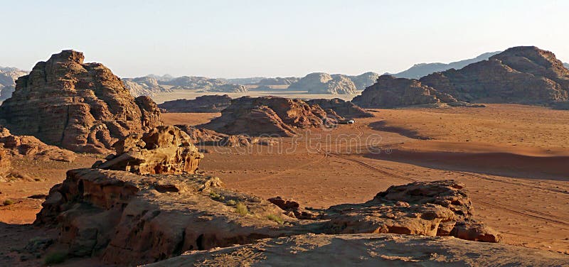 Wadi Rum Desert Near Aqaba, Jordan Stock Photo - Image of trip, outdoor ...