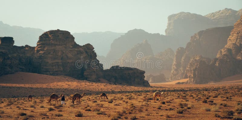 Planet Mars Like Landscape - Photo of Wadi Rum Desert in Jordan with ...