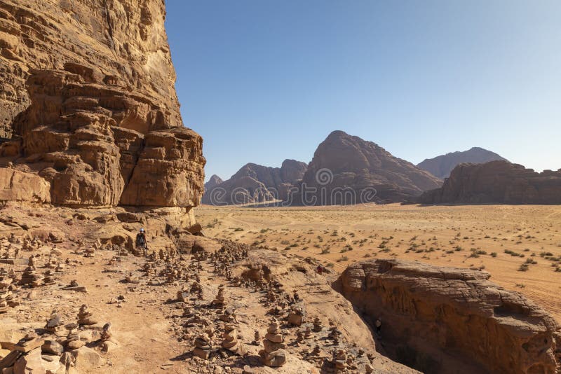 Wadi Rum Red Desert, Jordan, Middle East Stock Image - Image of dune ...