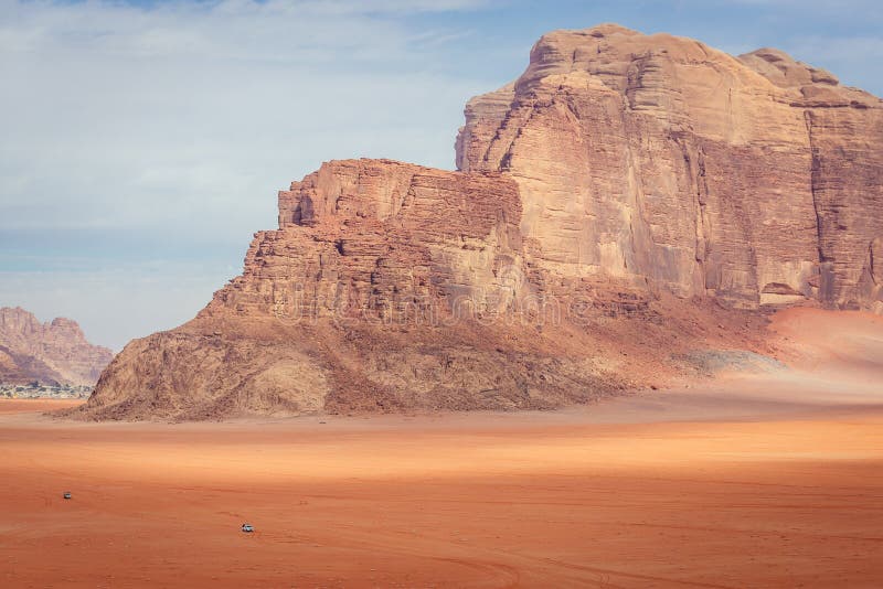 Wadi Rum valley stock image. Image of hashemite, famous - 143349857