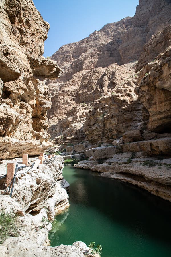 Wadi Shaab, nature of Oman stock photo. Image of muscat - 268384530