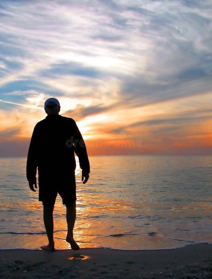 Wading stock photo. Image of summer, walk, wade, sunset - 475368