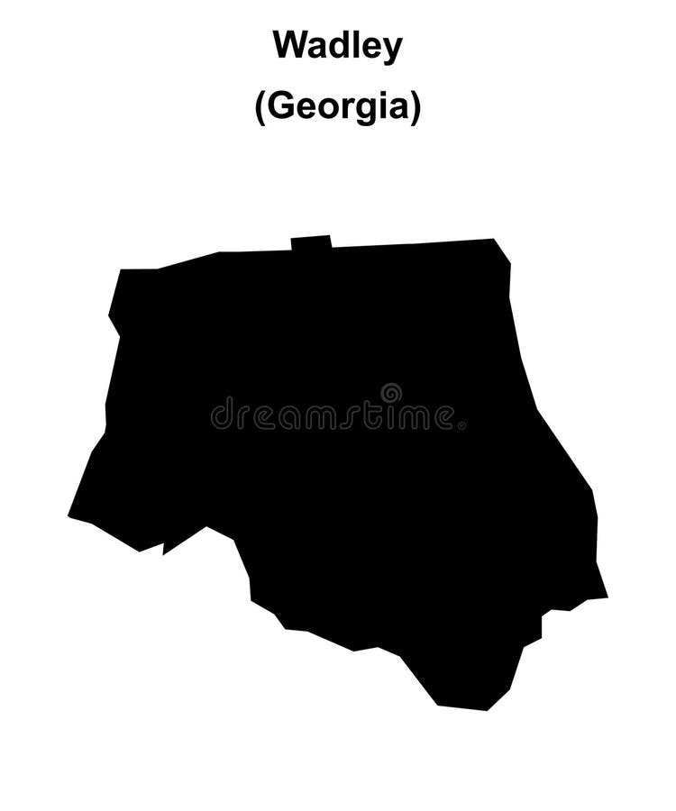 Wadley Outline Map Stock Illustrations – 3 Wadley Outline Map Stock ...