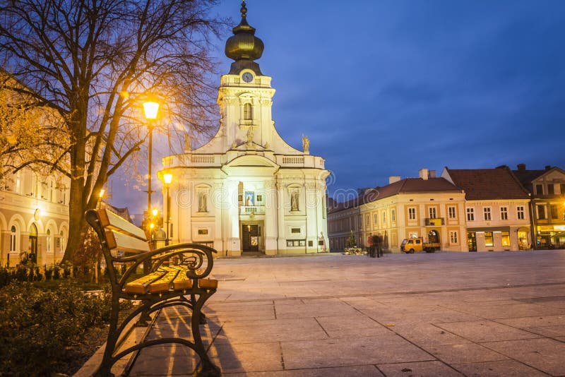 Wadowice, Poland stock image. Image of church, karol - 48531185