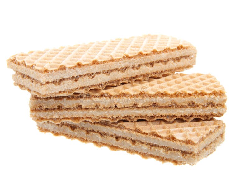 De Achtergrond Van De Wafel Stock Foto - Image of knapperig, gebak ...