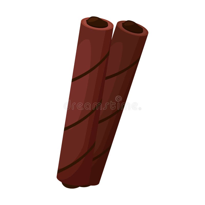 Wafer Roll Vector Icon.Flat Vector Icon Isolated on White Background ... Wafer Roll Vector Icon.Flat Vector Icon Isolated on White Background ...