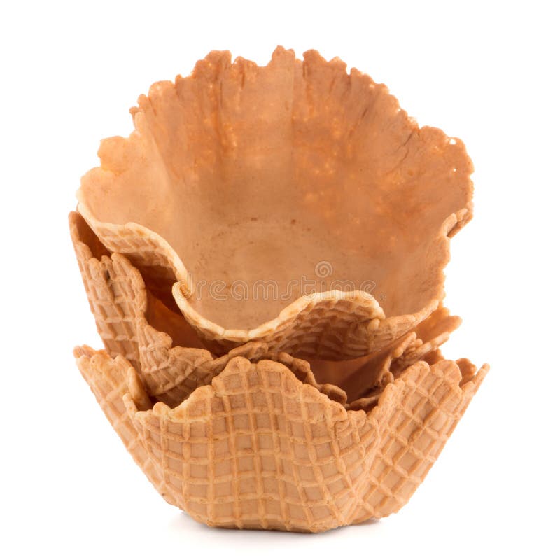 Wafer cups stock photo. Image of product, food, closeup - 105948078