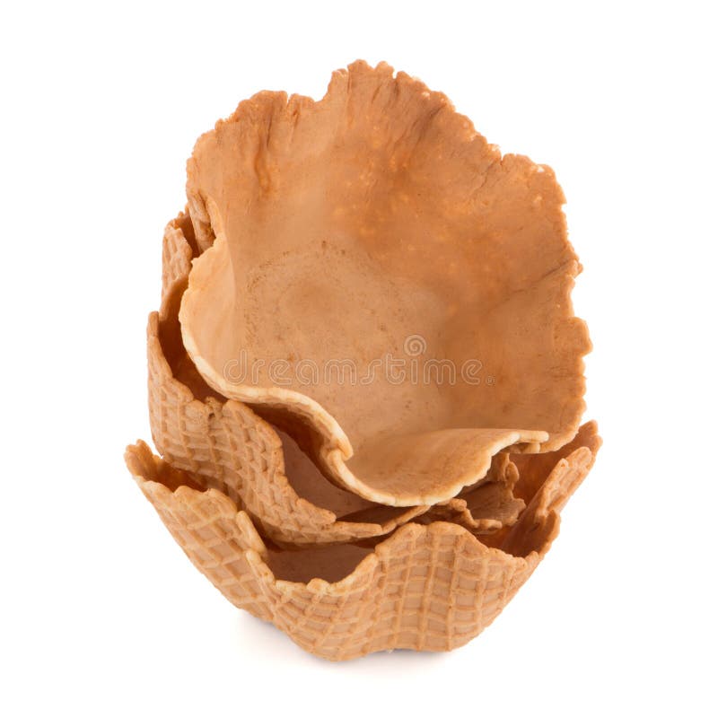 Wafer cups stock photo. Image of wafer, background, studio - 107057236