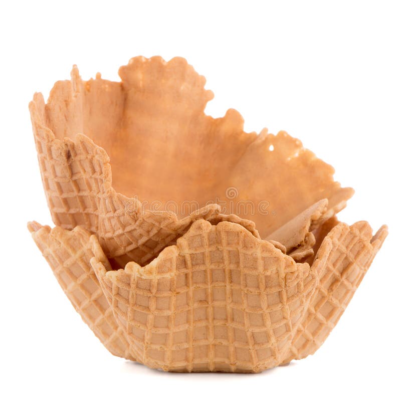 Wafer cups stock photo. Image of wafer, background, studio - 107057236
