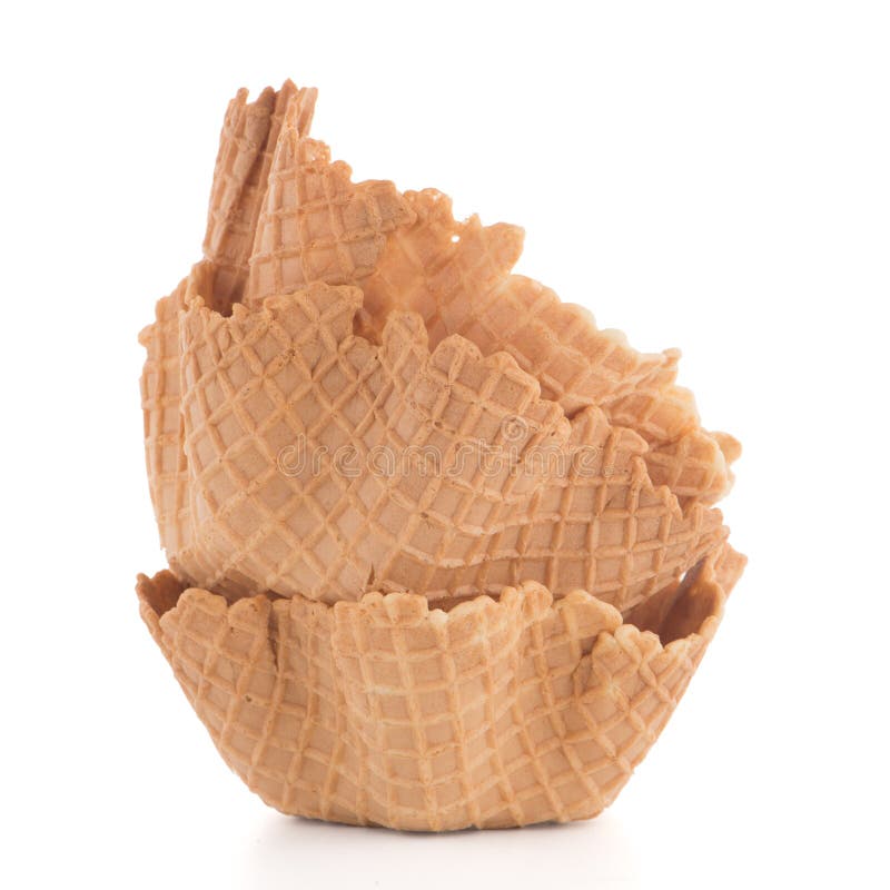 Wafer cups stock photo. Image of wafer, background, studio - 107057236