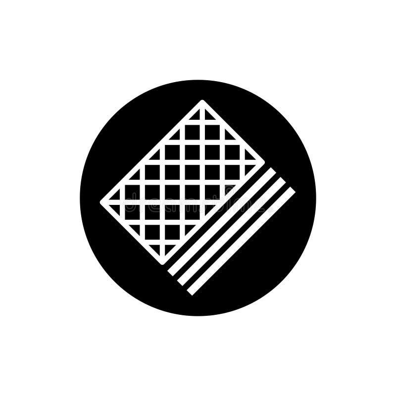 Wafer Icon Flat Vector Template Design Trendy Stock Vector ...