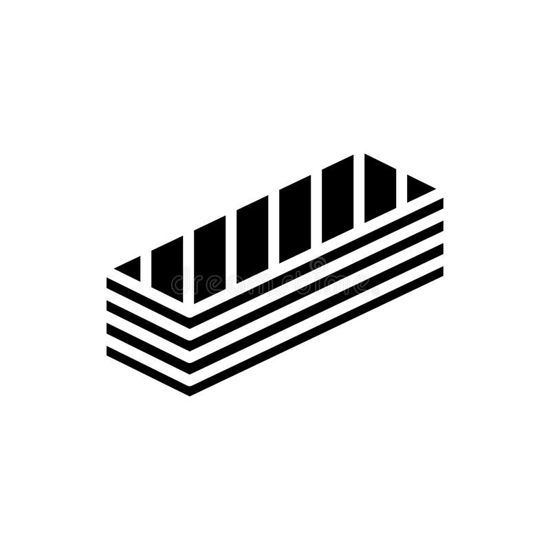 Wafer Icon Flat Vector Template Design Trendy Stock Vector ...