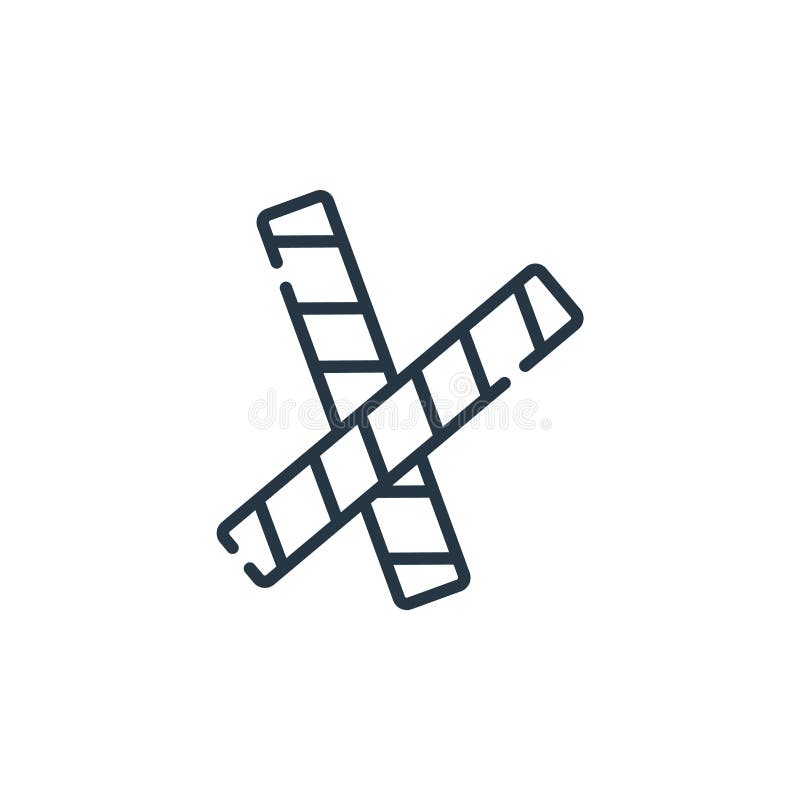 Wafer Icon Vector from Sweets and Candies Concept. Thin Line ...