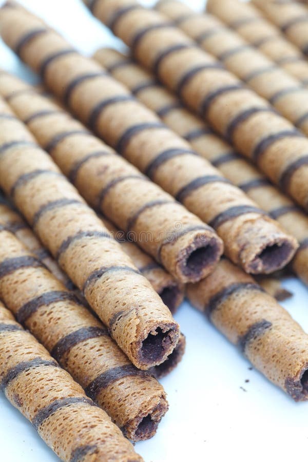 Wafer Roll stock image. Image of sweet, cookie, wafer - 46629201