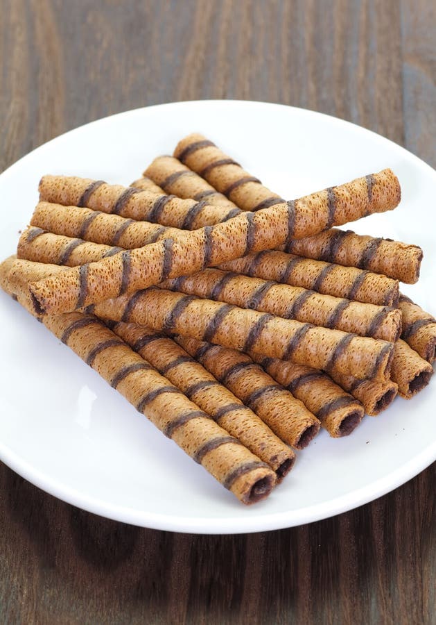 Wafer Roll stock image. Image of snack, fresh, sugar - 46629189