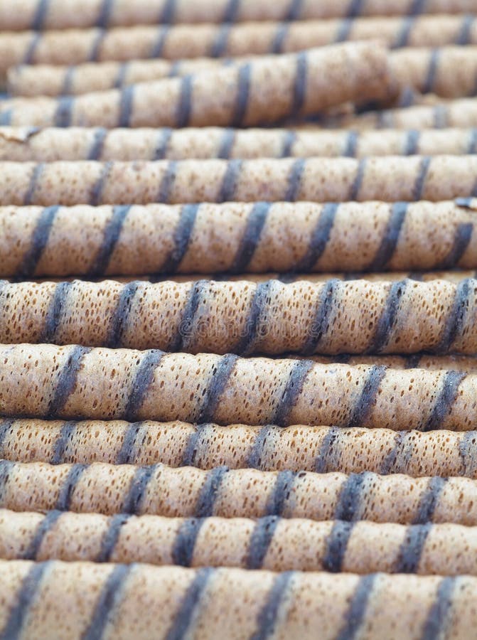 Wafer Roll stock photo. Image of roll, dessert, fresh - 46629312