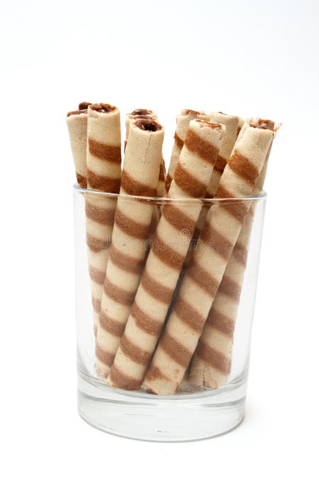 Wafer Roll Sticks Cream Rolls Stock Photo - Image of isolated, stick ...
