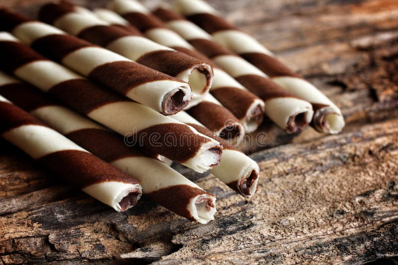 Wafer Roll Sticks Cream Rolls Stock Photo - Image of isolated, stick ...