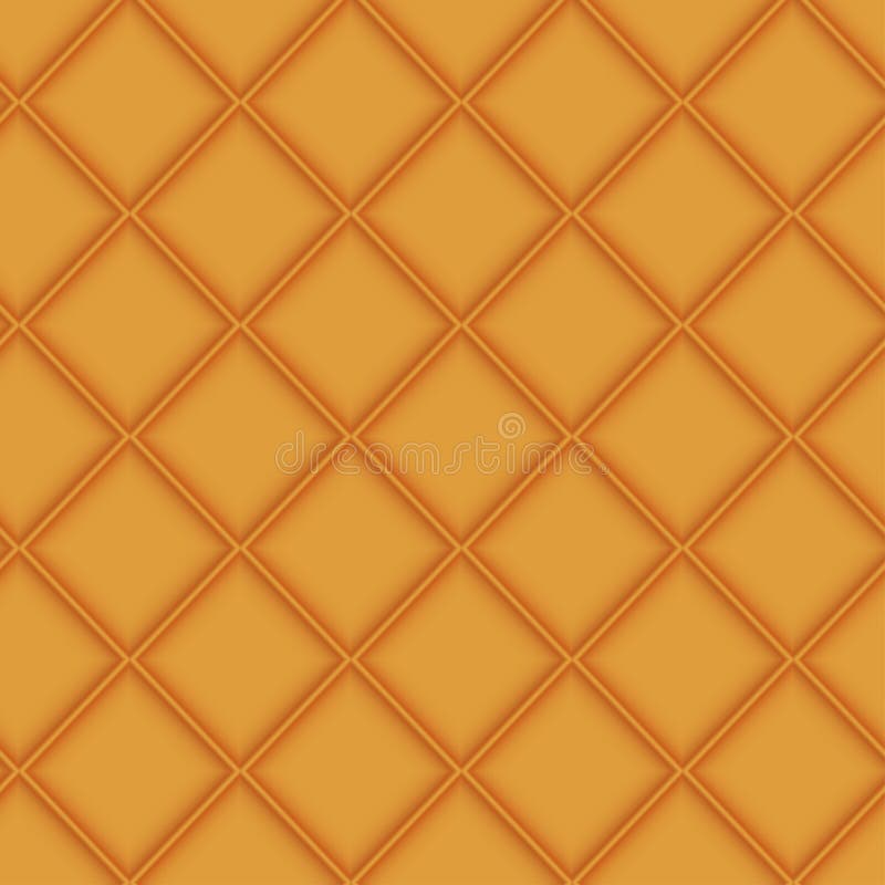 Wafer Seamless Background Waffles Pattern Stock Vector Illustration