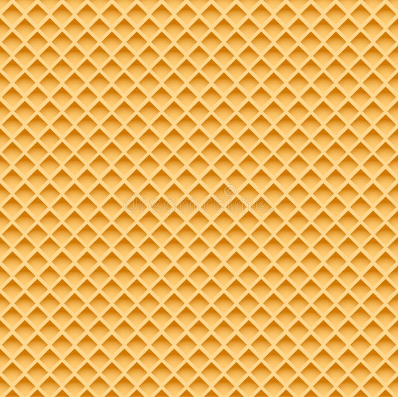 Wafer Seamless Pattern. Vector Illustration Stock Vector - Illustration ...