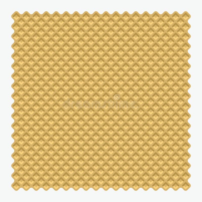 Wafer Seamless Texture Pattern Stock Vector - Illustration of dessert ...