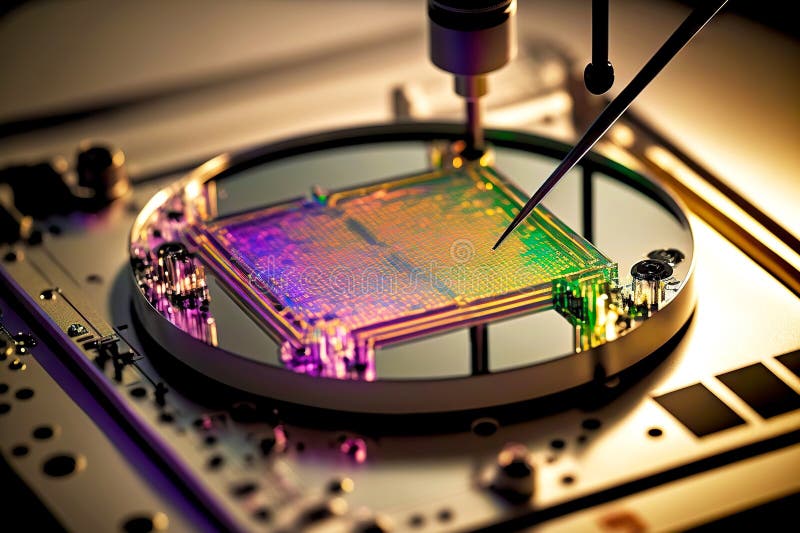 Wafer Semiconductor Manufacturing in Advanced Technological Laboratory ...