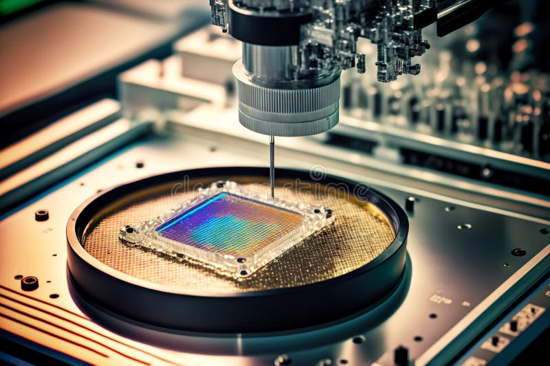Wafer Semiconductor Manufacturing in Advanced Technological Laboratory ...