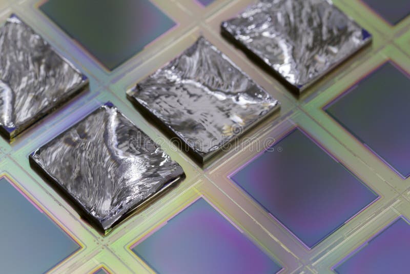 Pieces of Polycrystalline Silicon Integrated on a Polysilicon Substrate ...