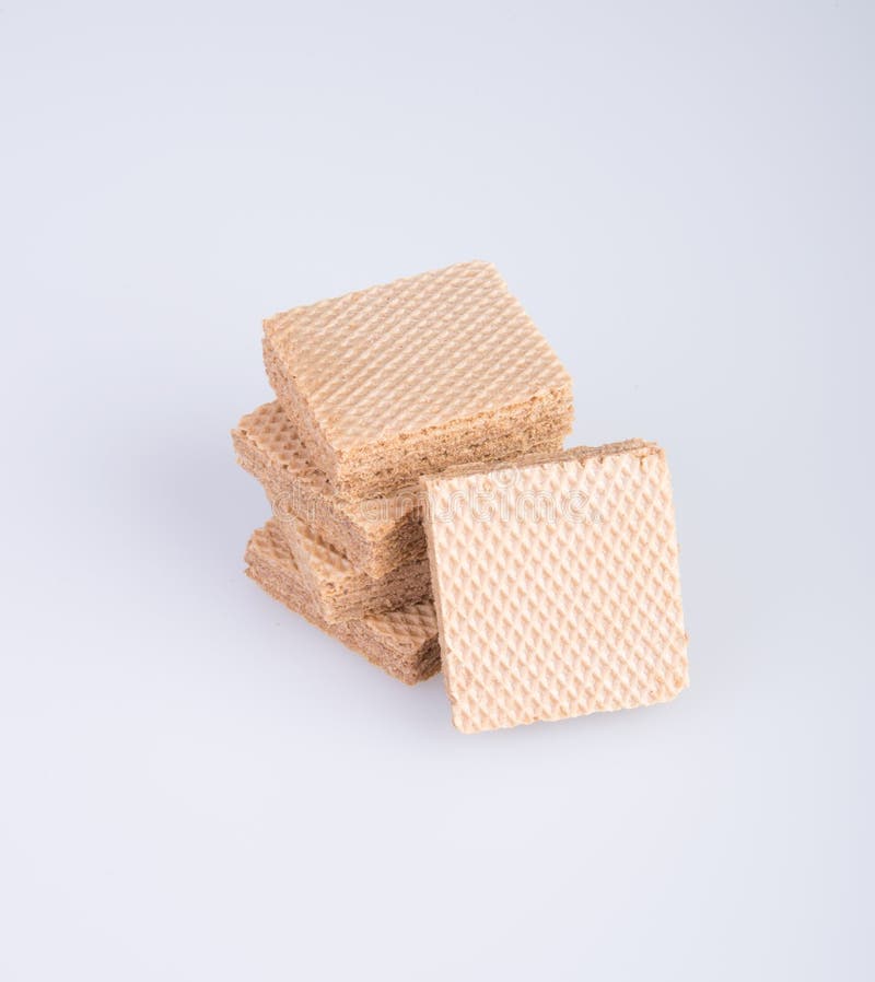 Wafer or Wafer Biscuit on the Background. Stock Image - Image of ...