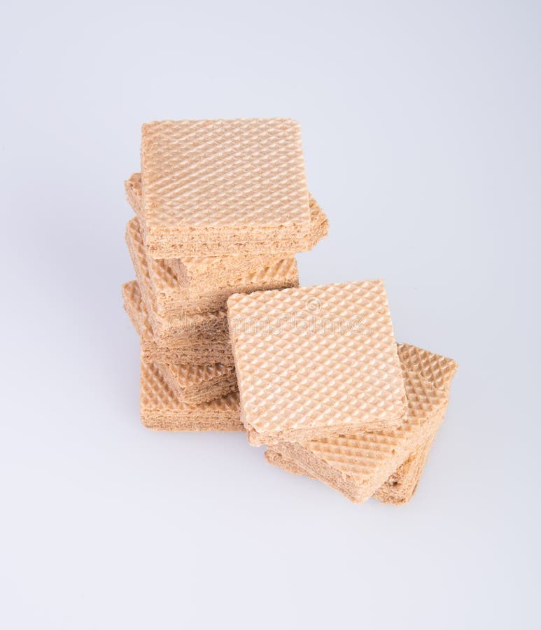Wafer or Wafer Biscuit on the Background. Stock Image - Image of ...