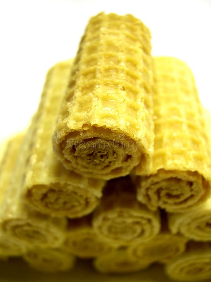 Wafers stock image. Image of sugar, isolated, wafer, cook - 1605025