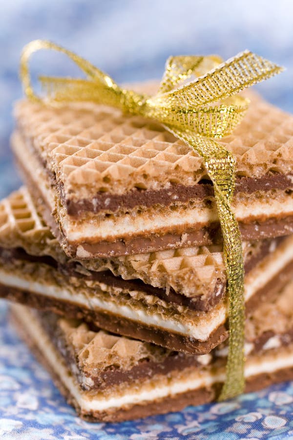 Wafers stock image. Image of sandwich, rectangular, cacao - 17734227