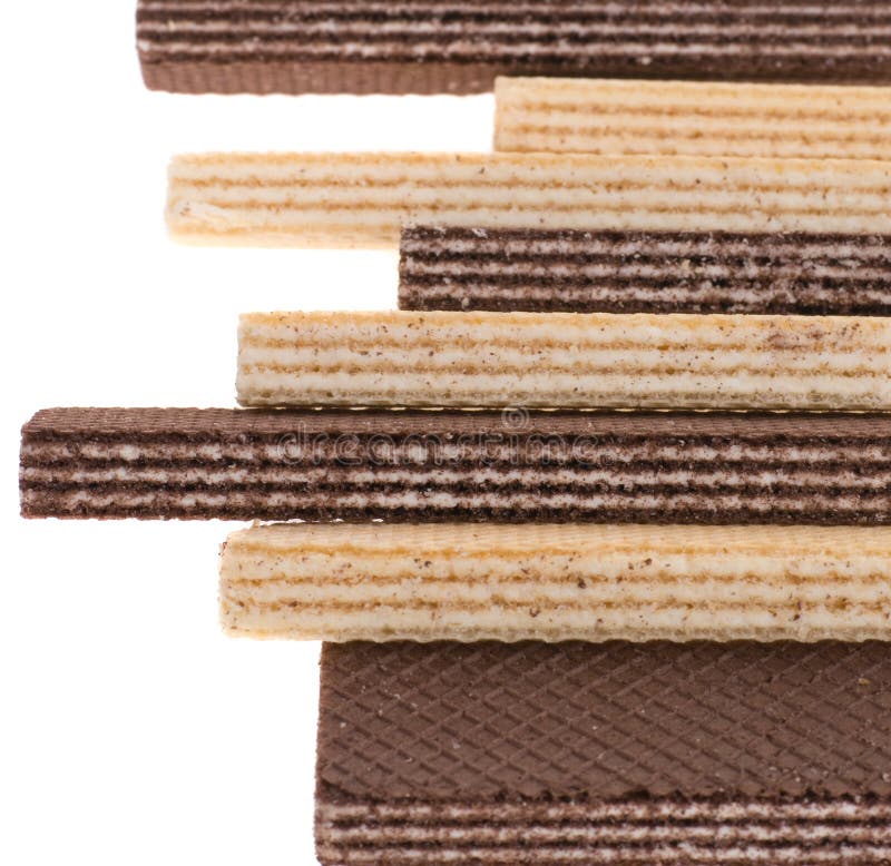 Wafers stock image. Image of dessert, objects, breakfast - 8016655