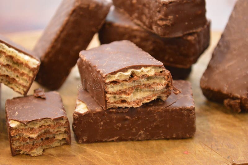 Wafers with Sweet and Chopped Fruit - Traditional Colombian Dessert ...