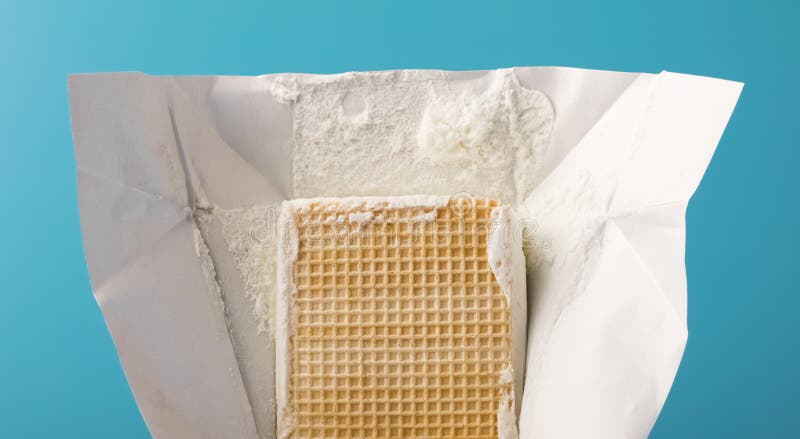 Waffle in the box package stock image. Image of fresh - 41453913