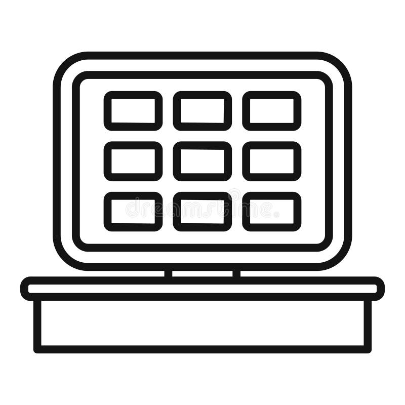 Waffle Iron with Closed Lid Standing on a Stand is Making Waffles for ...