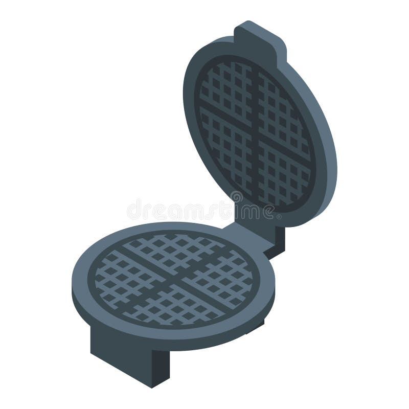 Waffle Maker Icon Isometric Vector. Iron Machine Stock Illustration ...