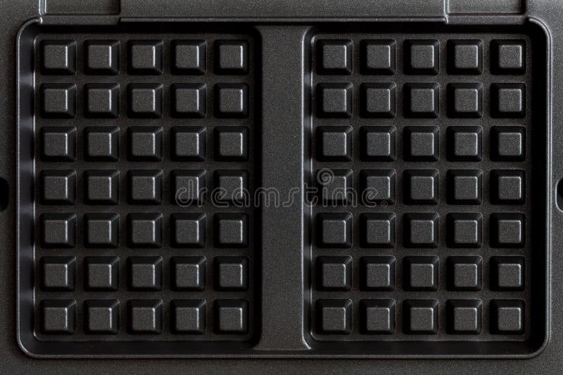 Waffle Non-stick Die-cast Aluminum Plates Stock Photo - Image of bake ...