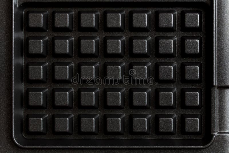 Waffle Non-stick Die-cast Aluminum Plates Stock Image - Image of ...