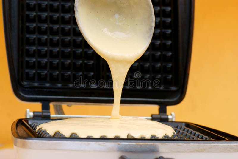 Waffle pastry press stock photo. Image of black, diet - 6688280