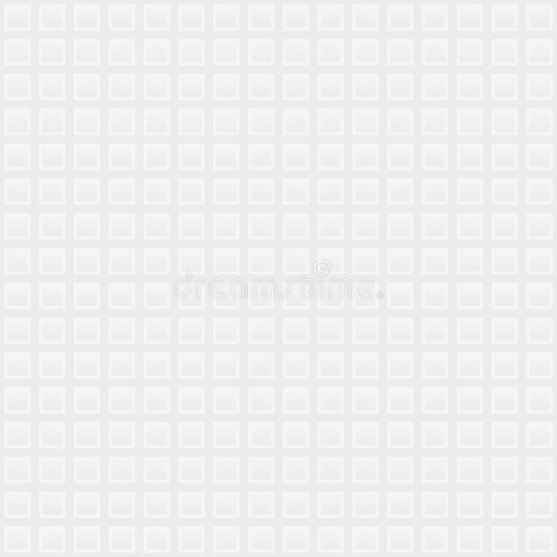 Waffle Pattern. White Neutral Seamless Pattern for Modern Design Stock ...