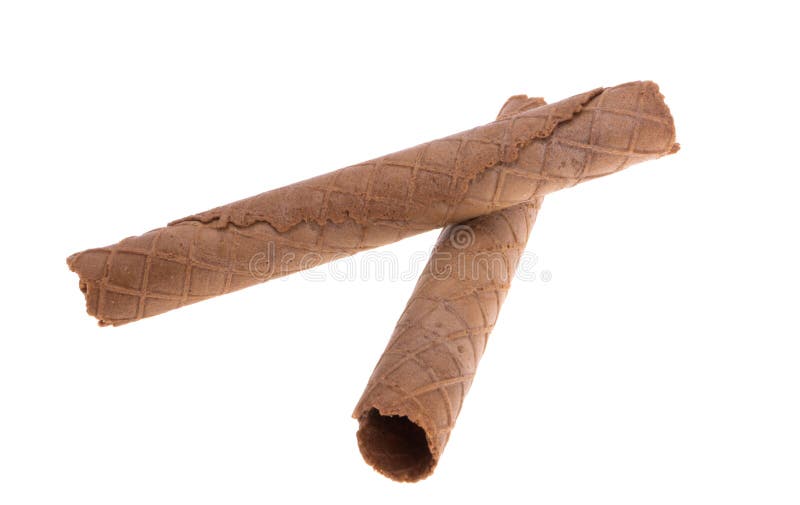 Waffle roll stock photo. Image of sauces, cocoa, bakery - 35867942
