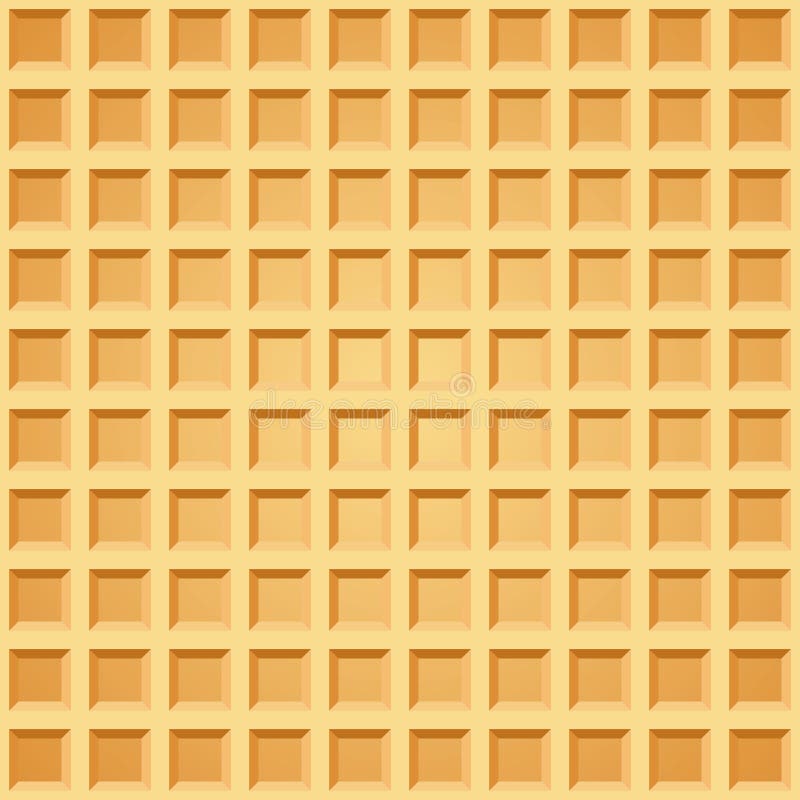 Waffle Seamless Pattern stock vector. Illustration of biscuit - 185056851