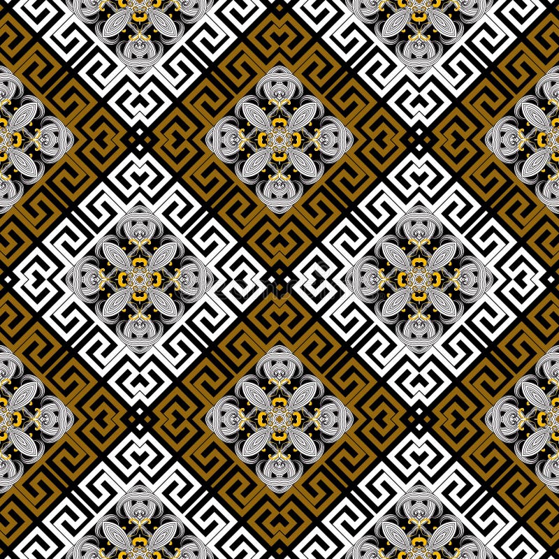 Waffle Seamless Pattern. Vector Abstract Colorful Geometric Background ...