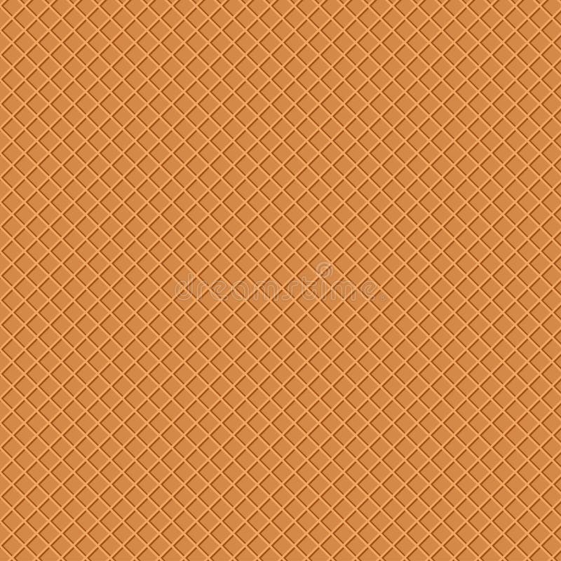 Waffle Texture Beautiful Banner Wallpaper Design Illustration Stock