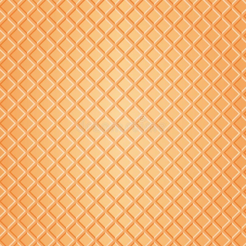 Waffle Texture. Wafer Seamless Pattern. Vector Background. Stock Vector ...