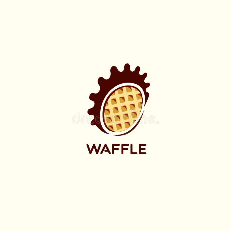 Waffle Vector Logo. Waffle Illustration Stock Vector - Illustration of ...