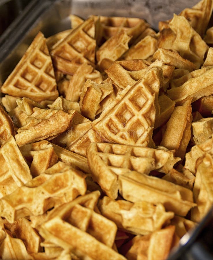 Waffle Wedge Bits stock photo. Image of bake, bits, press - 54020882